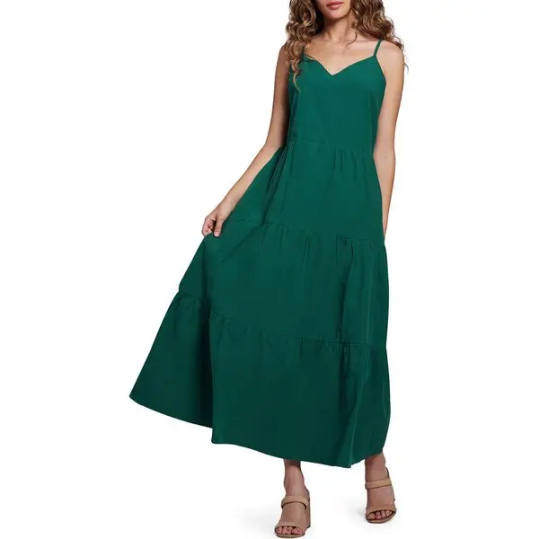 LOST + WANDER Lovers Rock Cotton Maxi Dress With Pockets