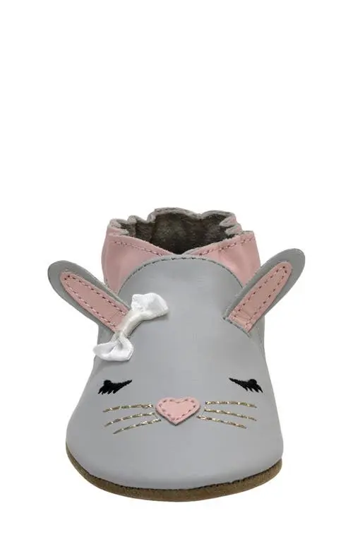 ROBEEZ® Unicorn Crib Shoe - Charcoal