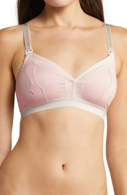 THE DAIRY FAIRY Rose 2.0 Wireless Nursing & Hands-free Pumping Bra - Blush