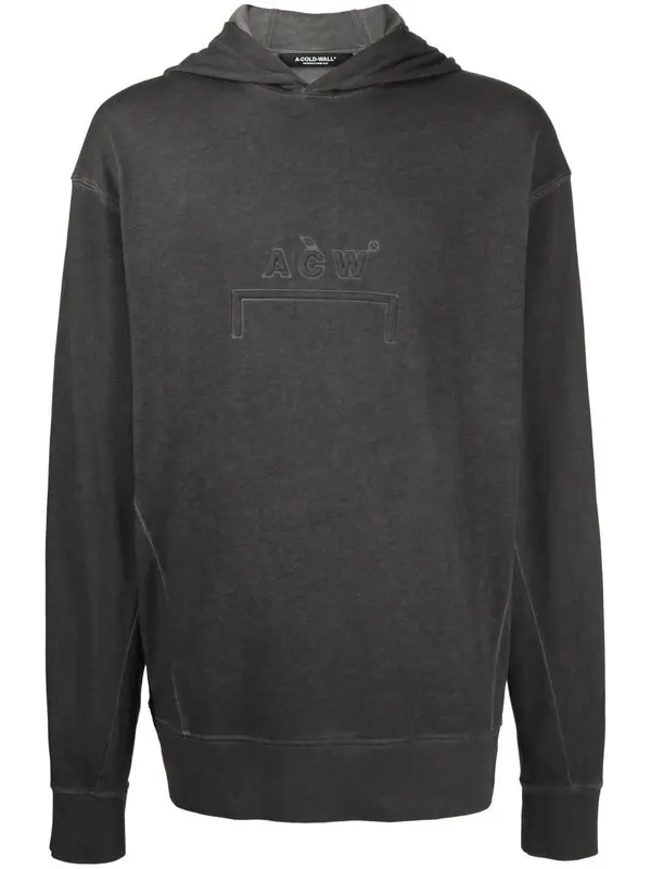 A-COLD-WALL* Embossed-logo Long-sleeve Hoodie
