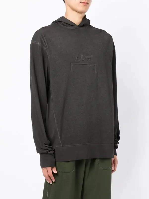 A-COLD-WALL* Embossed-logo Long-sleeve Hoodie