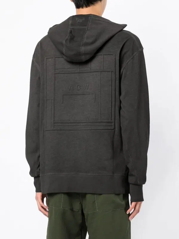 A-COLD-WALL* Embossed-logo Long-sleeve Hoodie