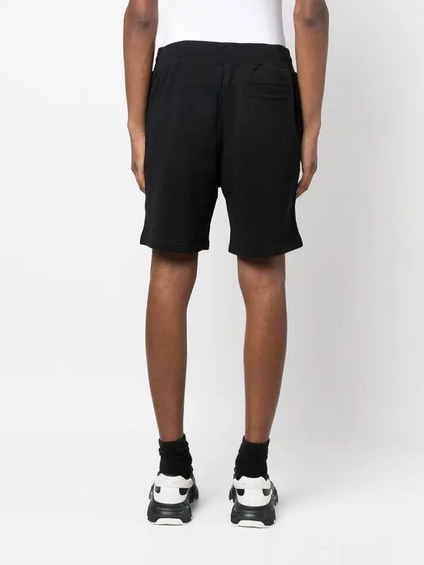 Moschino Logo-print Organic-cotton Shorts