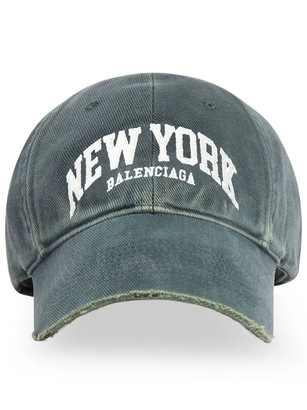 Balenciaga Cities New York Cap - Green | Editorialist