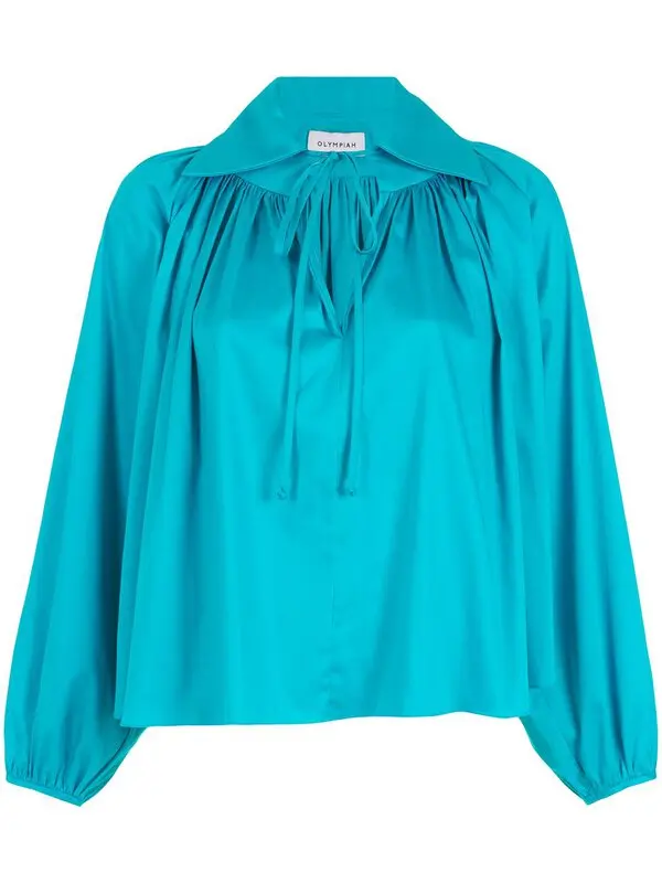 OLYMPIAH Gathered Detail Blouse