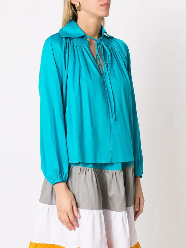OLYMPIAH Gathered Detail Blouse