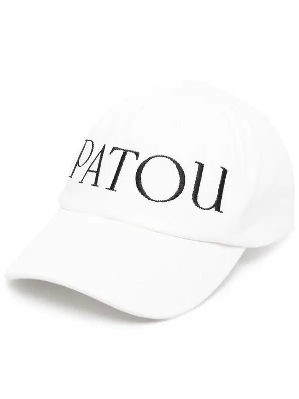Patou Logo Embroidered Baseball Cap - White