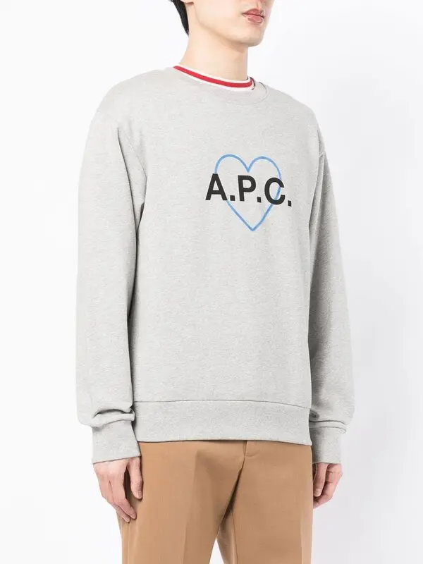 A.p.c. Jules Logo-print Sweatshirt
