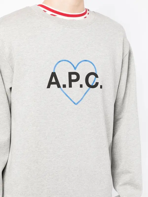 A.p.c. Jules Logo-print Sweatshirt