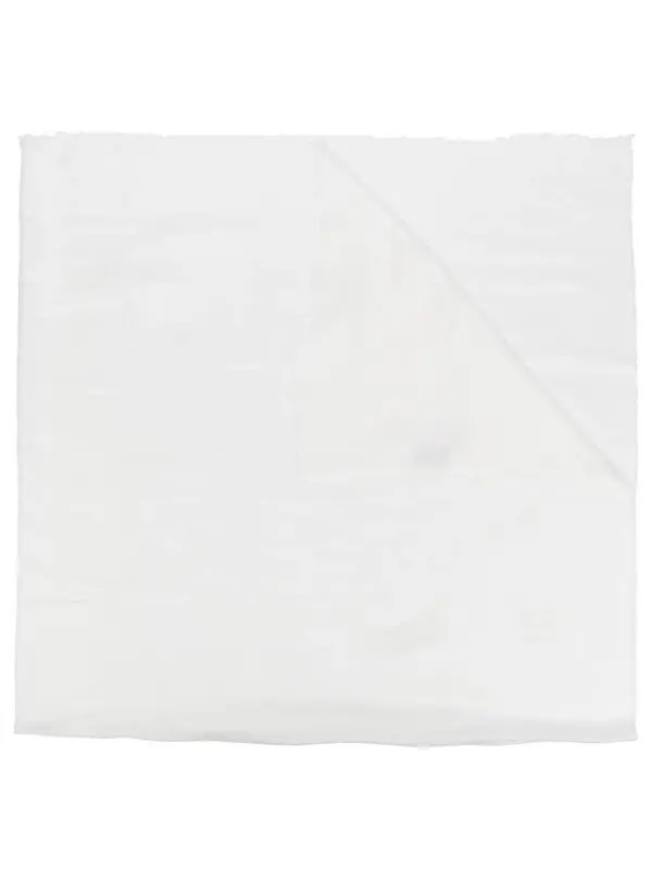 Fabiana Filippi Tonal-design Scarf - White