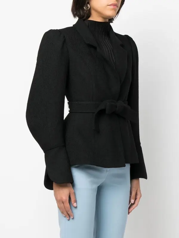 Rochas Belted Wool Jacket