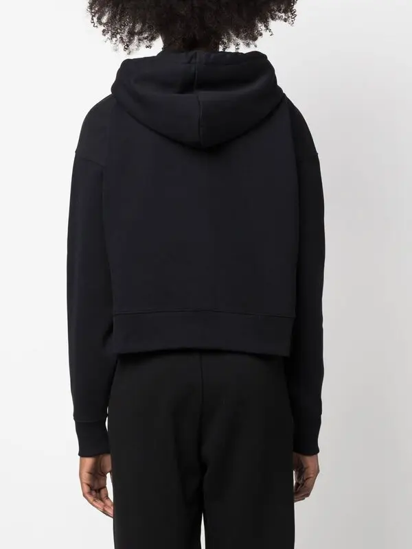 Dickies Logo-patch Zip-up Hoodie - Black