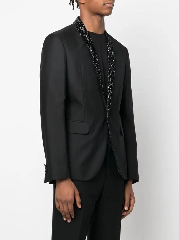 Dsquared2 Metallic-detail Single-breasted Blazer