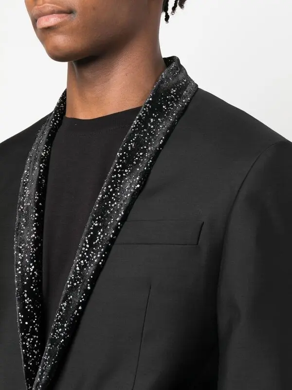 Dsquared2 Metallic-detail Single-breasted Blazer