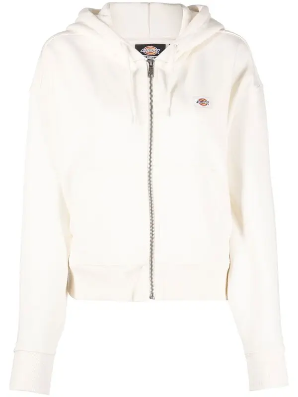 Dickies Logo-patch Zip-up Hoodie