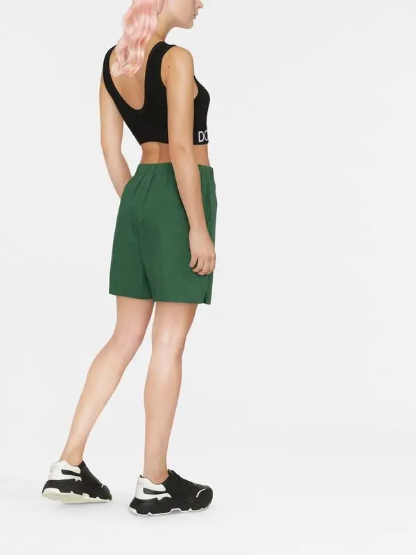 Dolce & Gabbana Logo-band Crop Tank Top