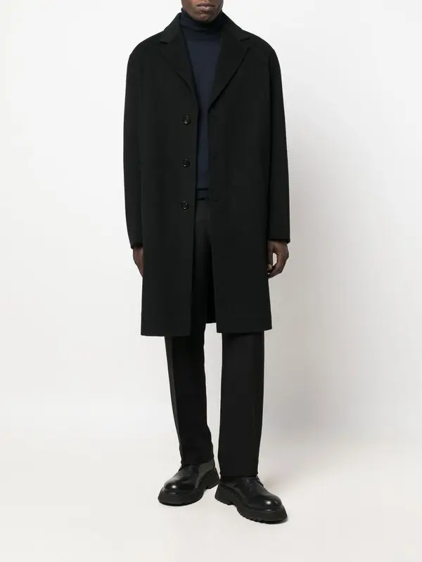 ROBERTO COLLINA Wool Roll-neck Jumper - Blue