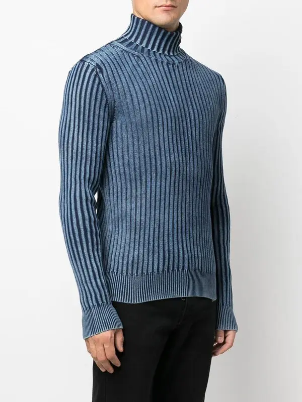 DIESEL® Ribbed-knit Roll-neck Jumper