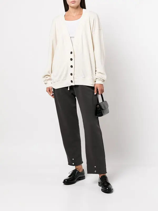LES TIEN Cropped Straight-leg Joggers