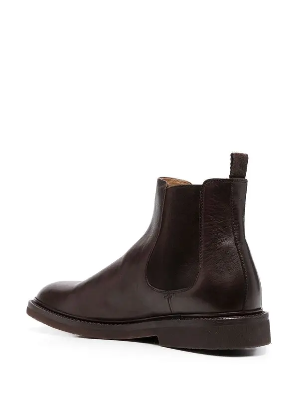 Brunello Cucinelli Leather Ankle Boots - Brown