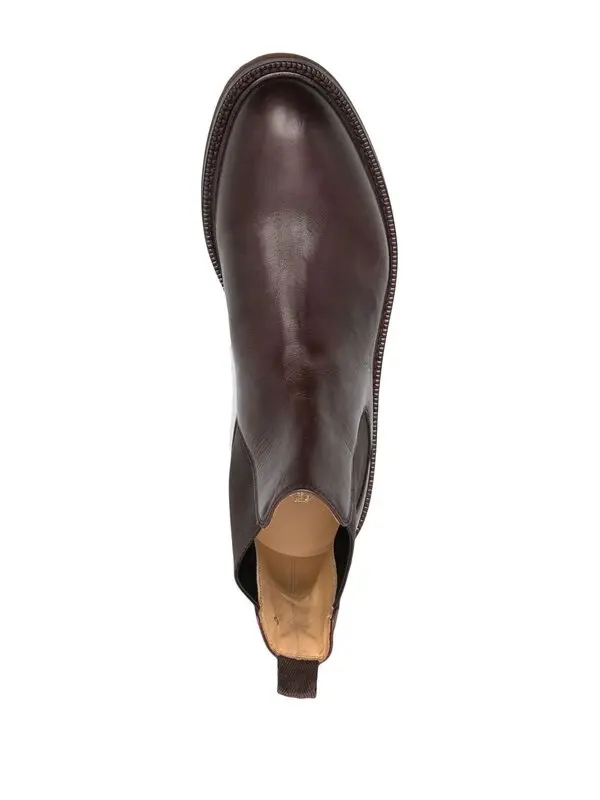 Brunello Cucinelli Leather Ankle Boots - Brown