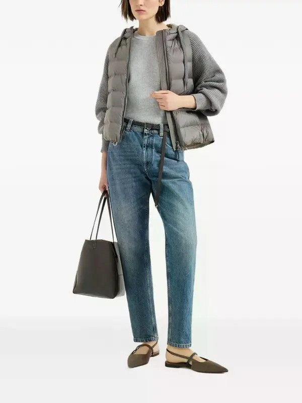 Brunello Cucinelli Round-neck Cashmere Jumper - Grey