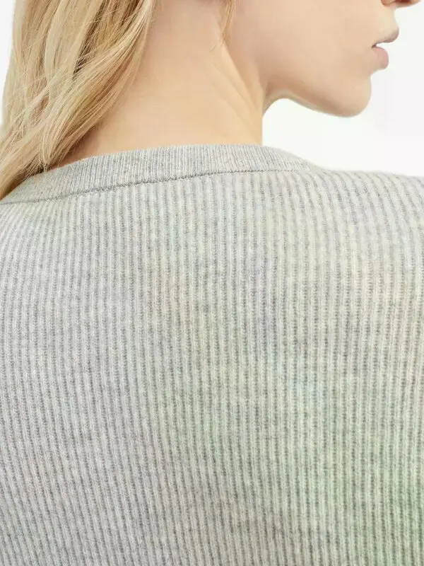 Brunello Cucinelli Round-neck Cashmere Jumper - Grey