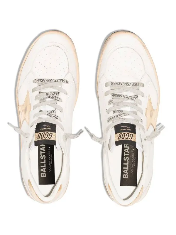 GOLDEN GOOSE Star-detail Low-top Sneakers - White