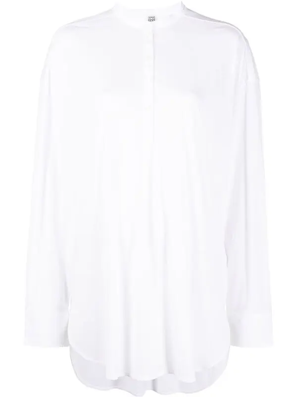 TOTEME Semi-sheer Longline Blouse
