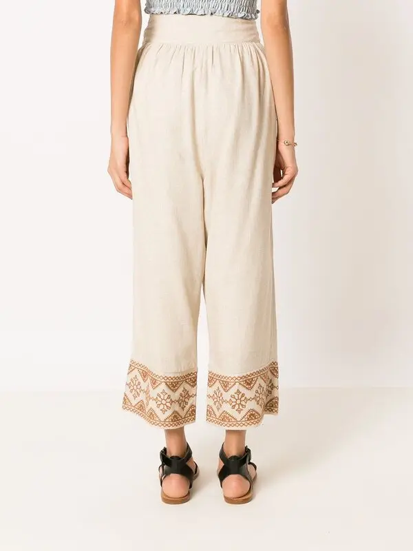 OLYMPIAH Ruched Cropped Top