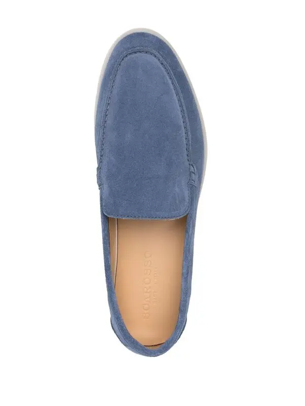 SCAROSSO Ludovico Suede Loafers - Blue