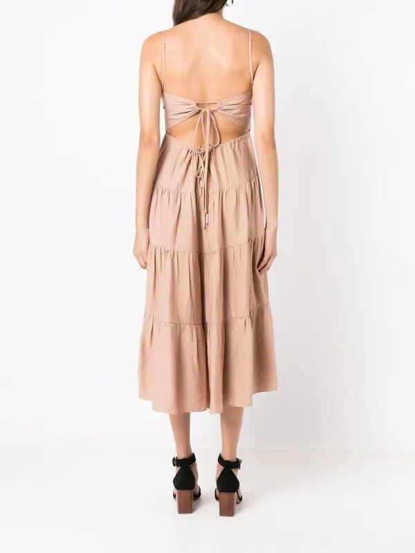 OLYMPIAH Kobe Tiered Maxi Dress