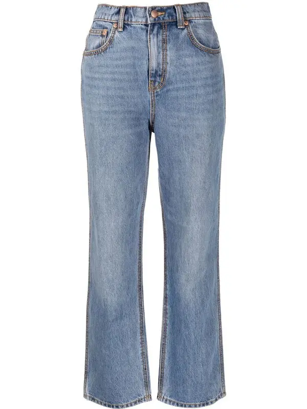 Tory Burch Straight-leg Denim Jeans