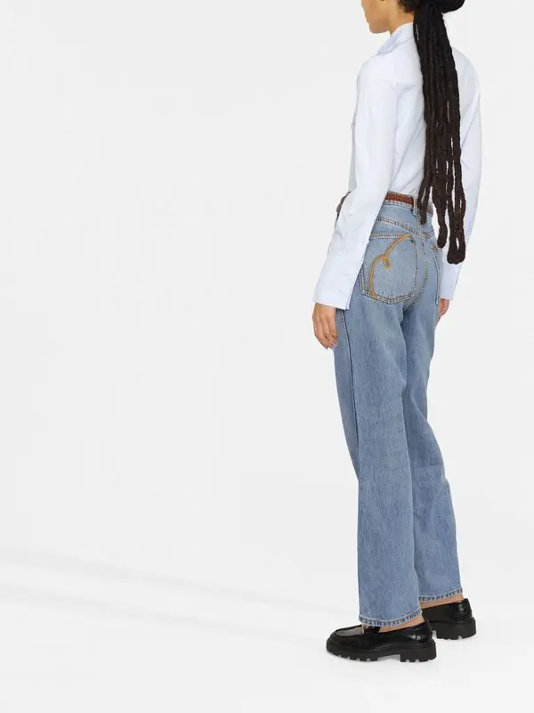 Tory Burch Straight-leg Denim Jeans
