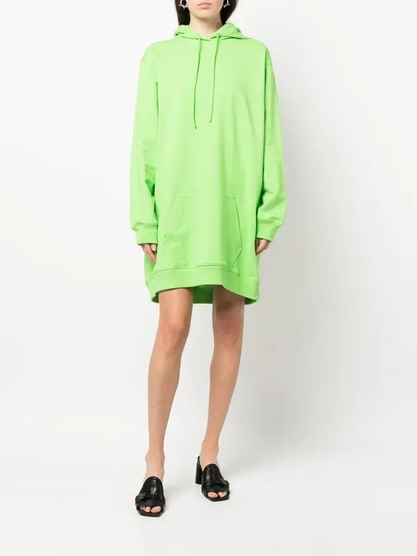 MSGM Logo-print Hooded Jumper Dress