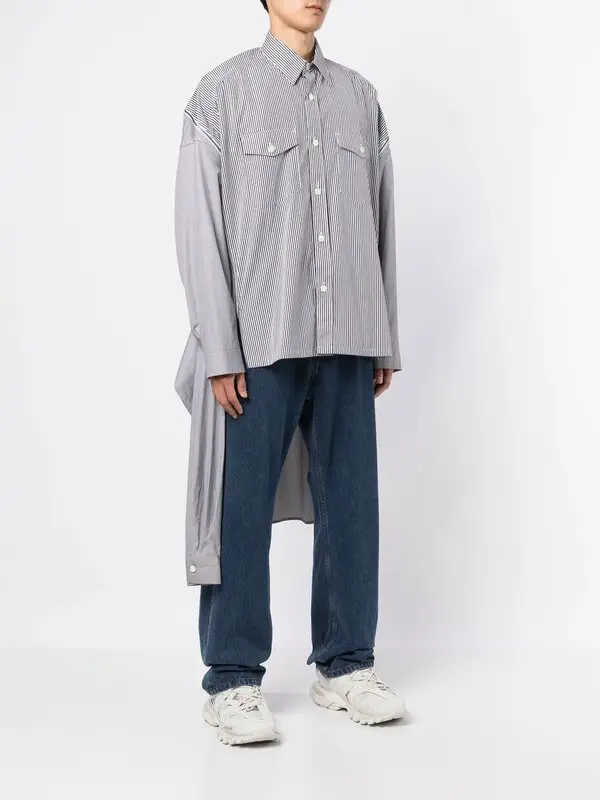 Facetasm Striped Oversized Shirt