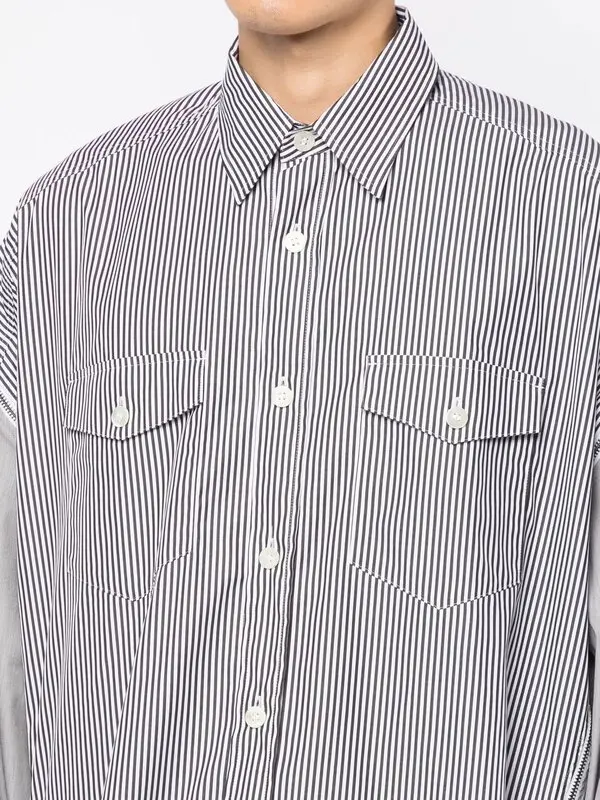 Facetasm Striped Oversized Shirt