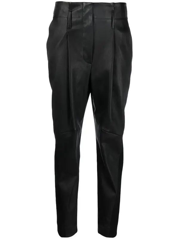 Brunello Cucinelli Woven Tapered-leg Trousers