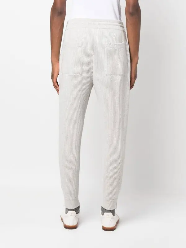 Brunello Cucinelli Cashmere Track Pants - Grey