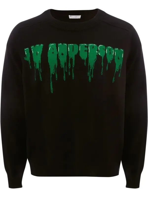 JW Anderson Intarsia-knit Logo Sweater