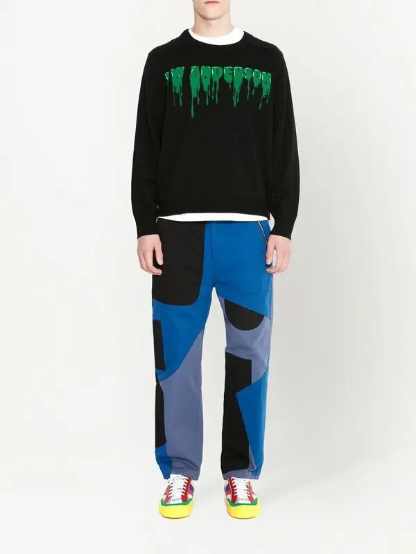 JW Anderson Intarsia-knit Logo Sweater