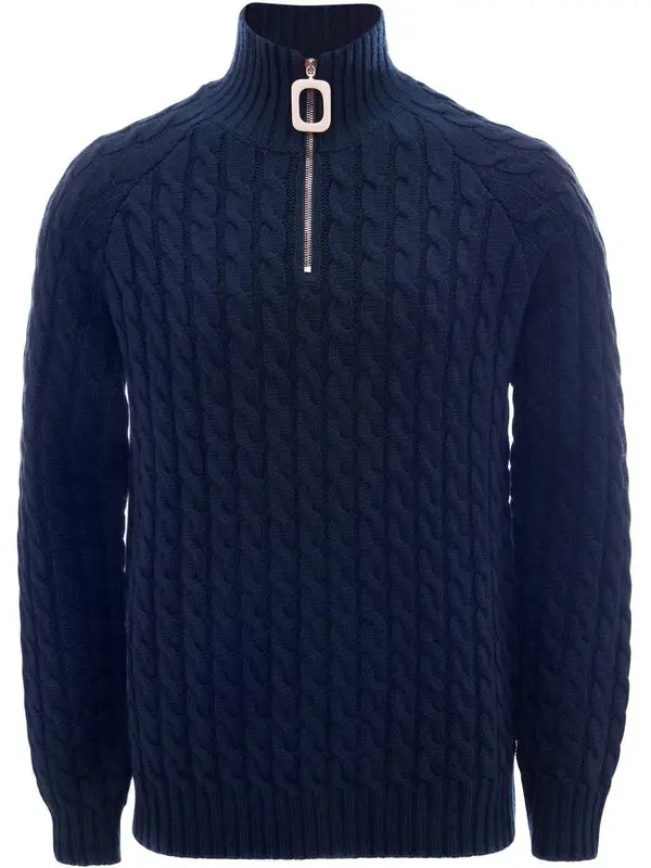 JW Anderson Henley Cable-knit Jumper