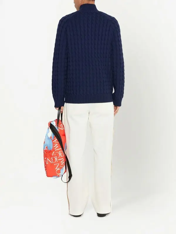 JW Anderson Henley Cable-knit Jumper