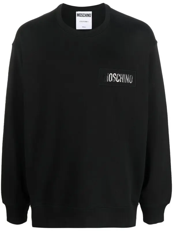 Moschino Print Organic Cotton Sweatshirt