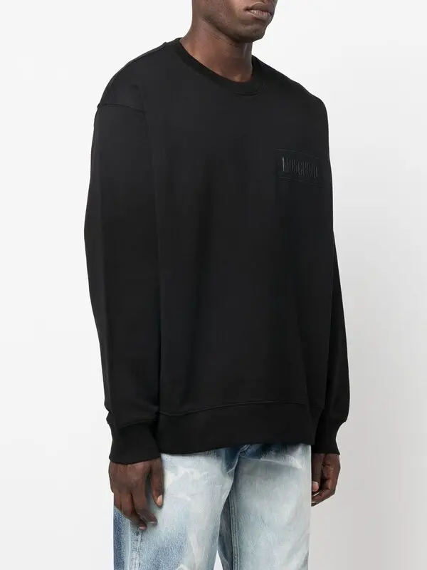 Moschino Print Organic Cotton Sweatshirt