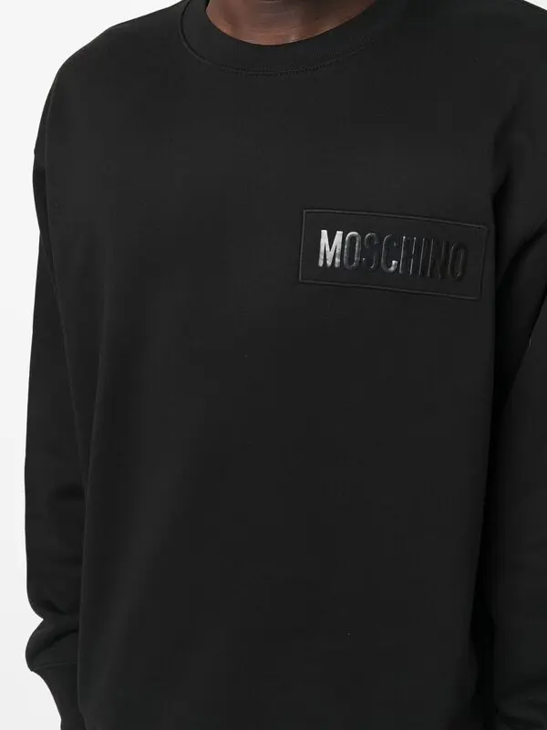 Moschino Print Organic Cotton Sweatshirt