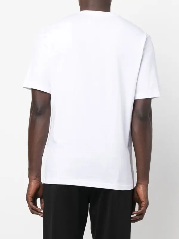 Moschino Logo-print Organic Cotton T-shirt - White