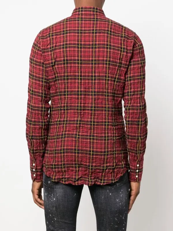 Dsquared2 Checked Cotton-blend Shirt