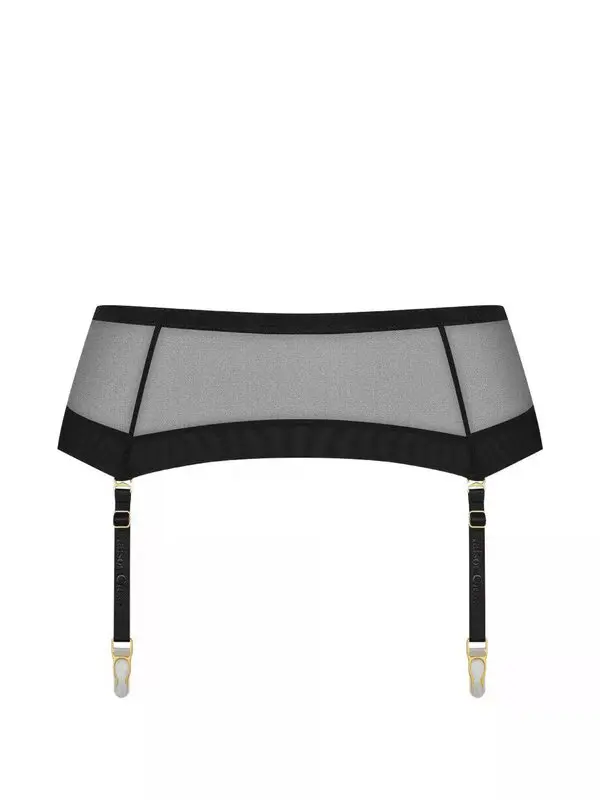 MAISON CLOSE Body To Body Garter Belt - Black