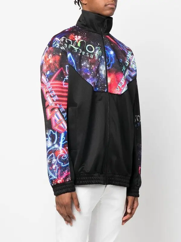 Versace Logo Digital-print Bomber Jacket